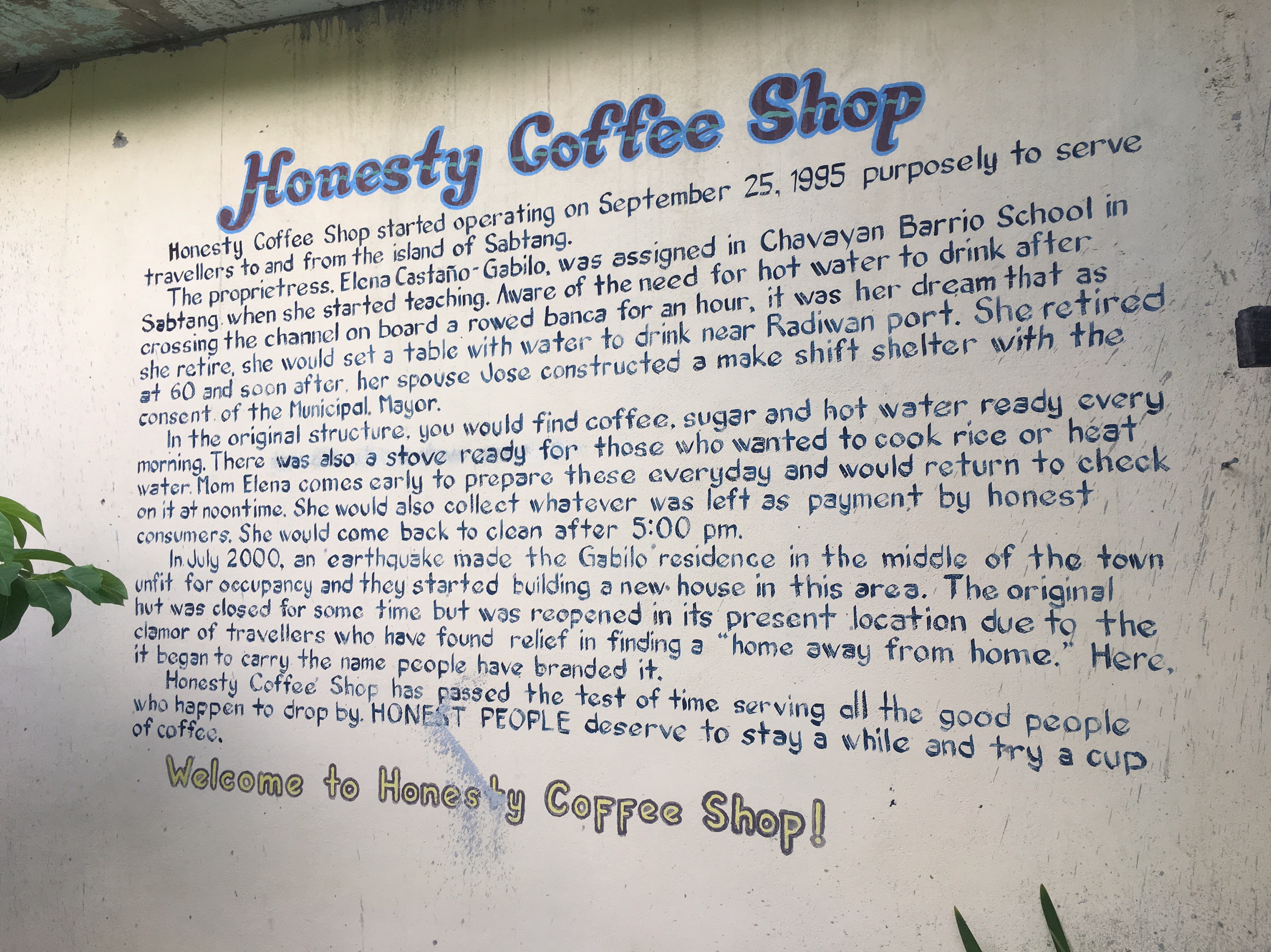 An Honesty Store – Insights on Life